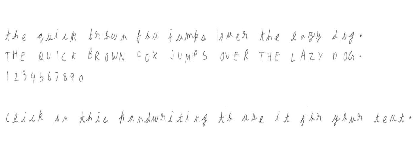 Handwriter - Convert Text to Handwriting and Calligraphy