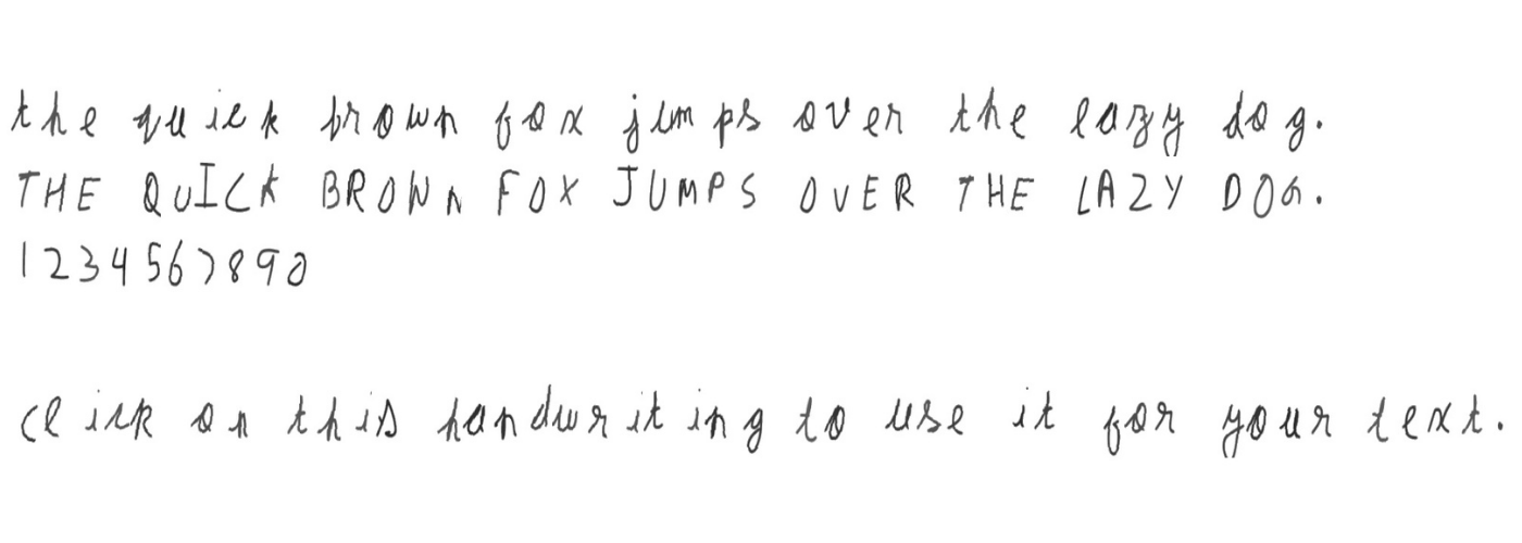 Handwriter - Convert Text to Handwriting and Calligraphy