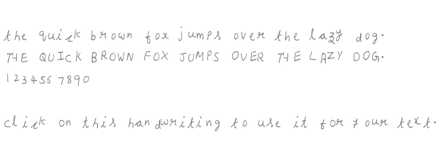 Handwriter - Convert Text to Handwriting and Calligraphy