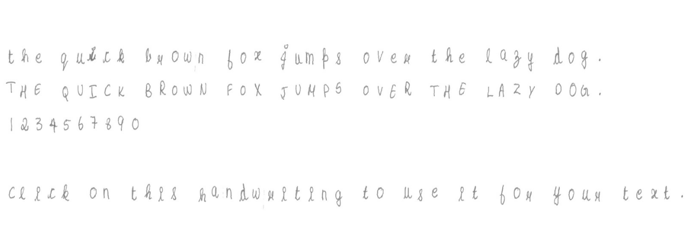 Handwriter - Convert Text to Handwriting and Calligraphy